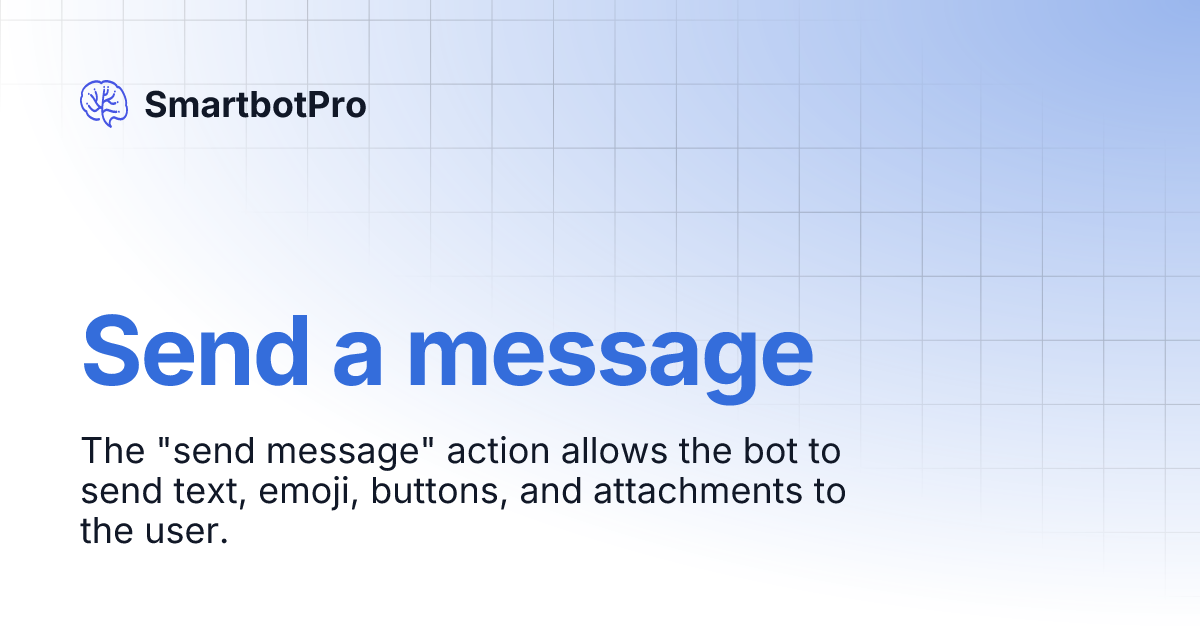Send a message | SmartbotPro